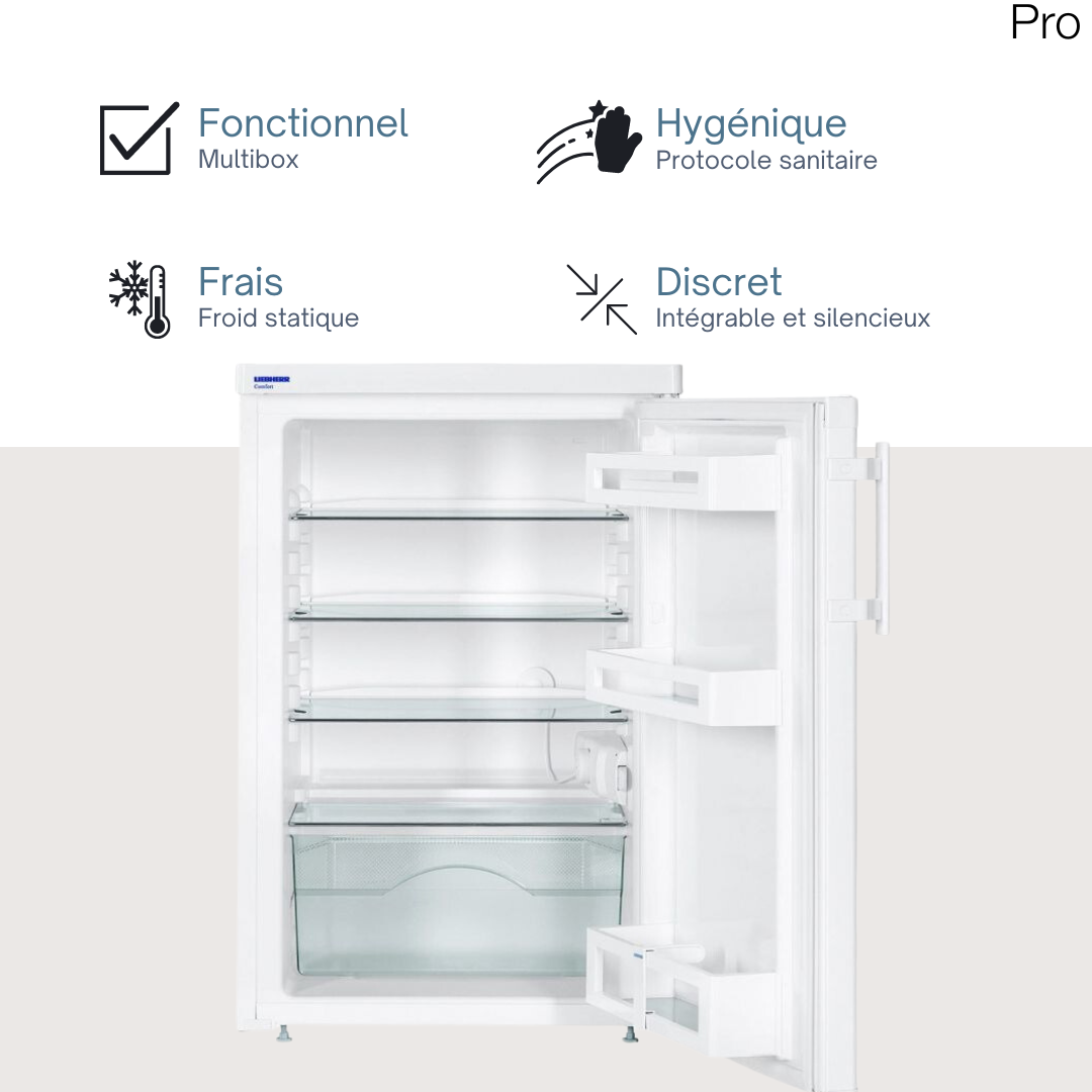 Location de frigo table top - Côte d'Azur - Events Café